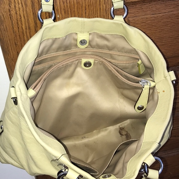 Coach | Bags | Authentic Coach Yellow Handbag | Poshmark